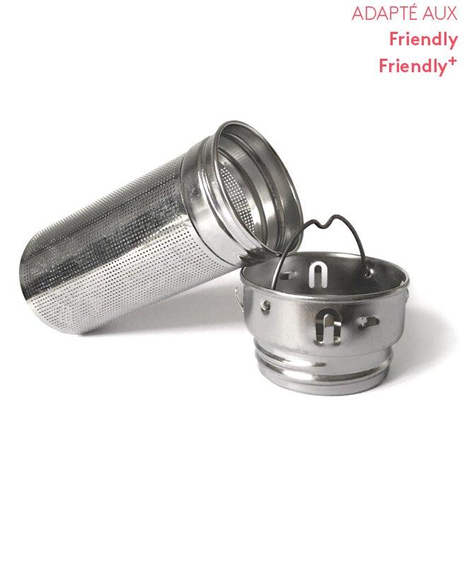 2-in-1 stainless steel infuser for Friendly+ bottle